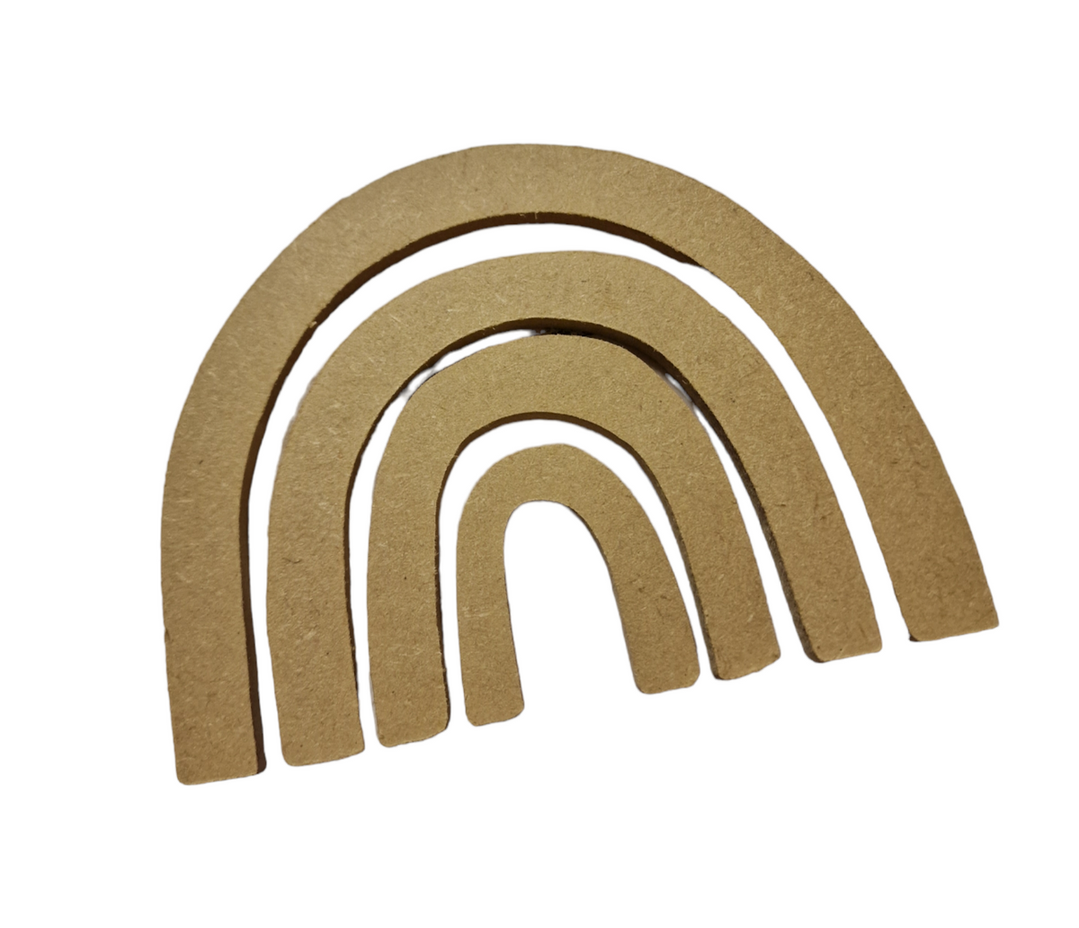 6MM Scandi rainbow wall decor – THE NORFOLK CNC MDF blanks & Craft shapes